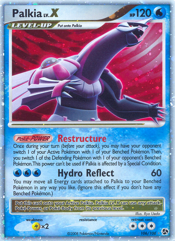 Palkia 106 Great Encounters 2008 Pokemon Card Palkia 106 Great Encounters 2008 Pokemon Card