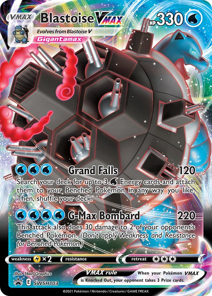 Blastoise VMAX SWSH Black Star Promos Pok mon TCG Guru